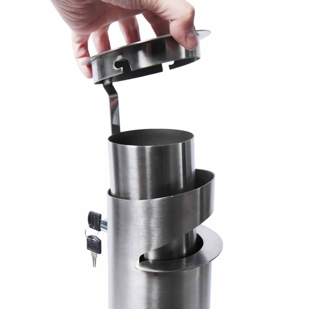 Outdoor Ashtray - Smoking Post - SMAP | jansen-display.co.uk